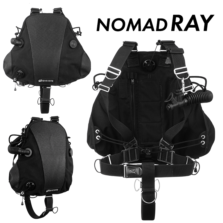 Ray Sidemount System - Dive Rite Nomad Ray Dual Bladder